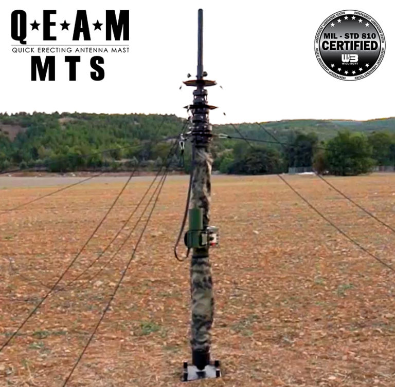 Transportable Field Mast | Stable Elevation | Fast and Safe Deployment