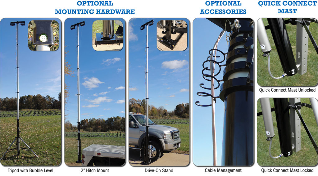 Night Scan® Pump Up Light Mast